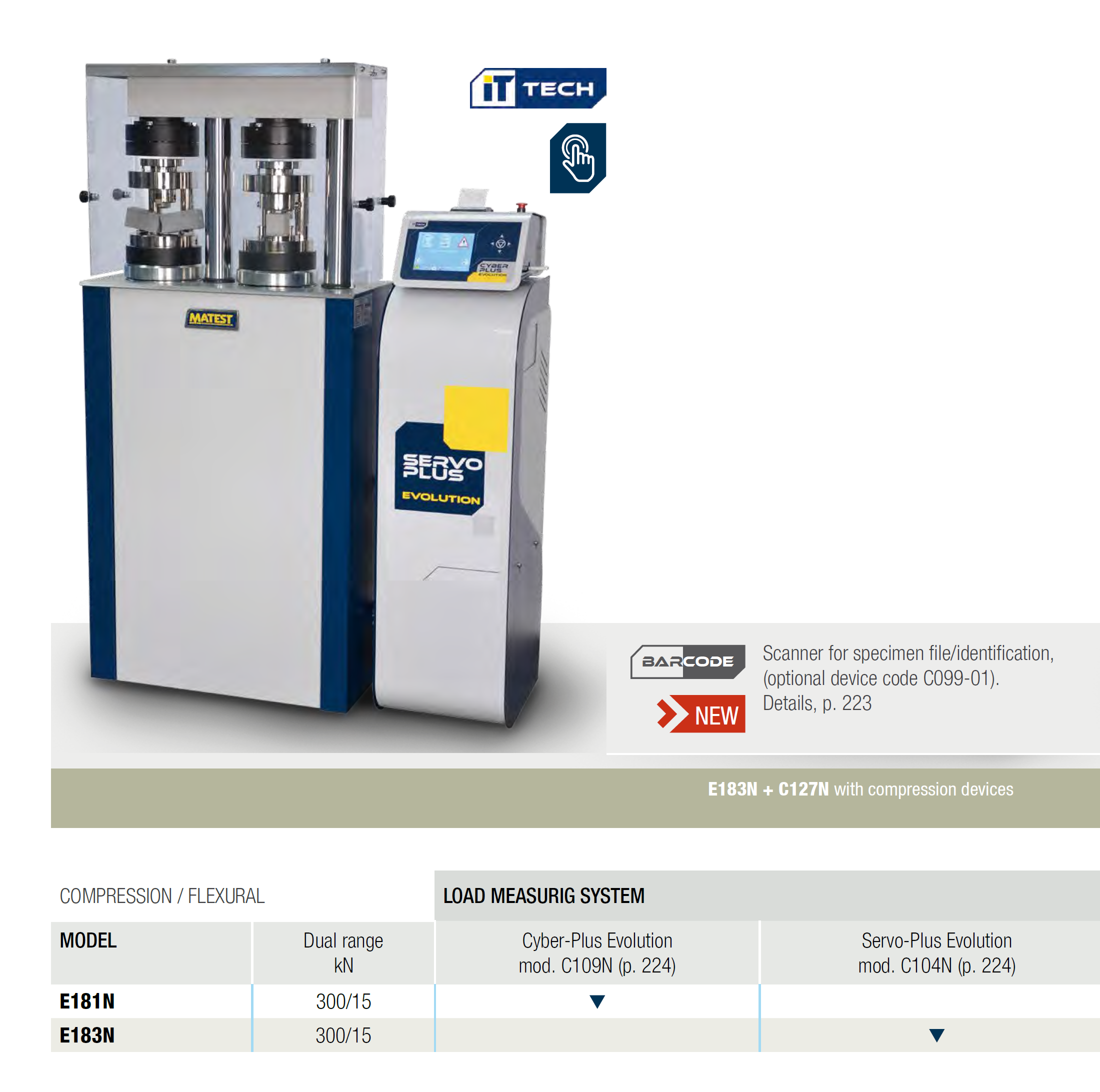 Compression And Flexural Testing Machine High Performance With Dual