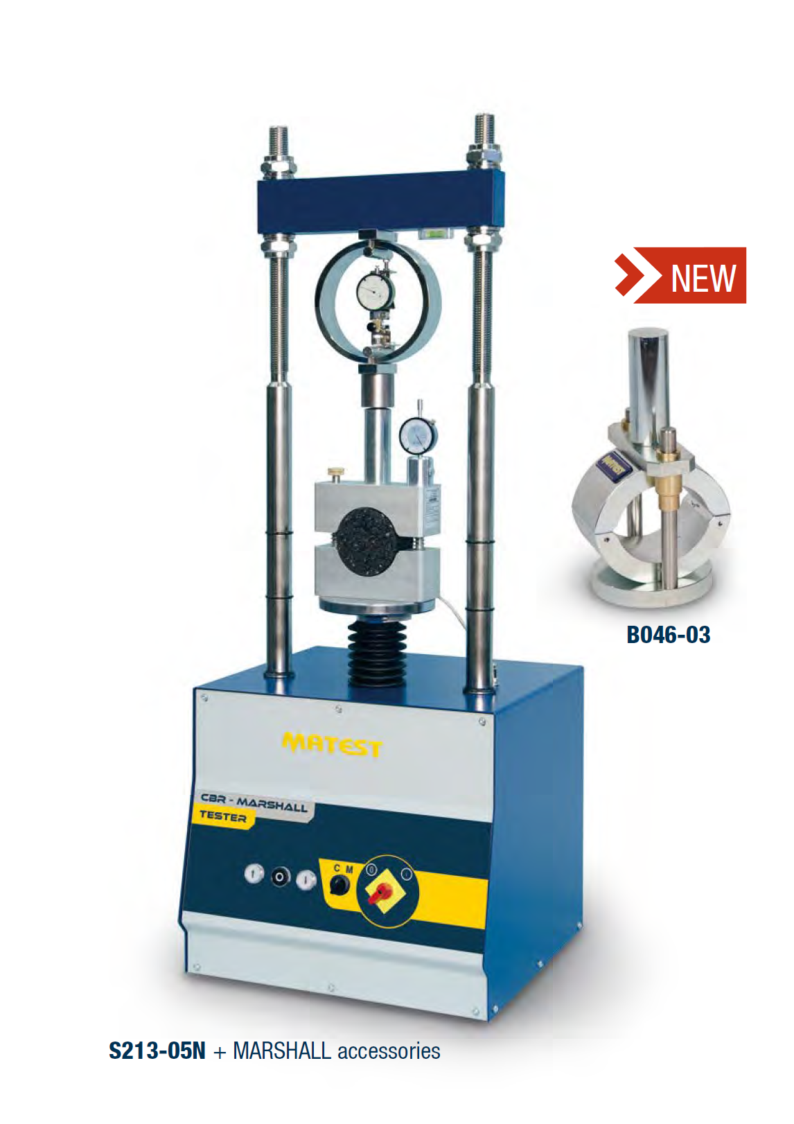 MULTI-FUNCTION TESTING FRAMES, ALSO SUITABLE FOR MARSHALL TESTS ...
